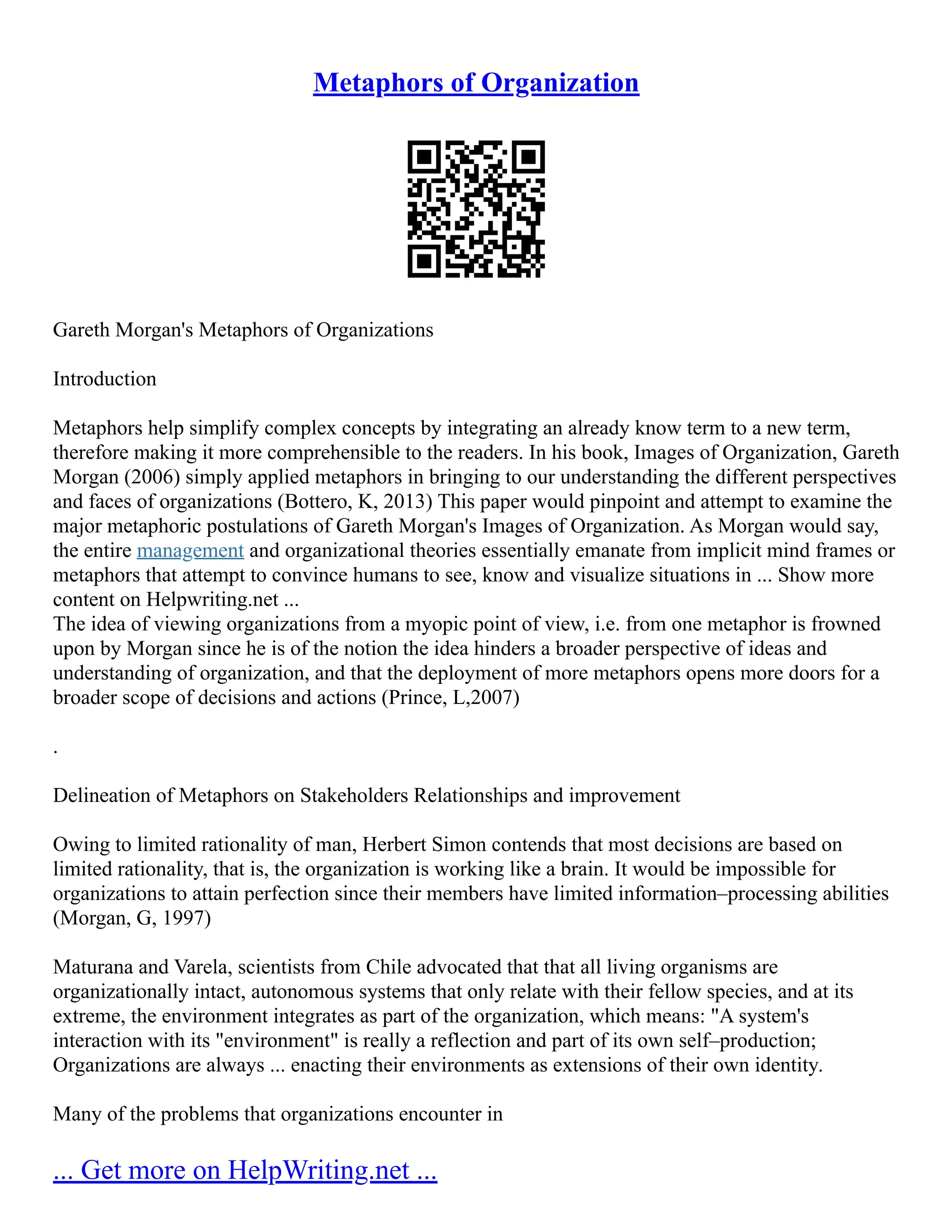 Organization Performance | PDF