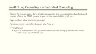 Organization in School Counseling | PPT