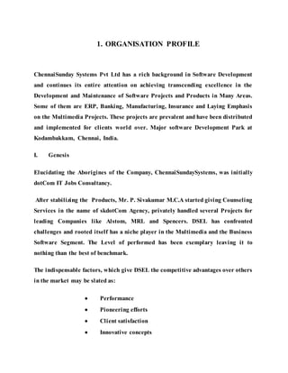 Organization profile | DOCX