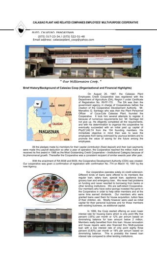 Organization Profile: Calasiao Plant and Related Companies Employees ...