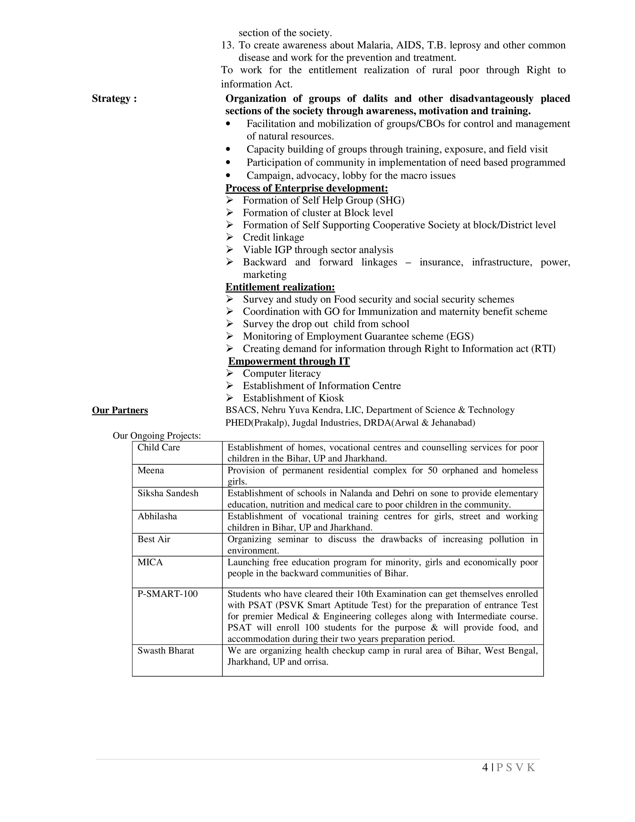 Organization profile for psvk | PDF