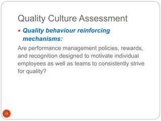 Organization Quality Culture Development by STAC | PDF