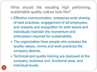 Organization Quality Culture Development by STAC | PDF