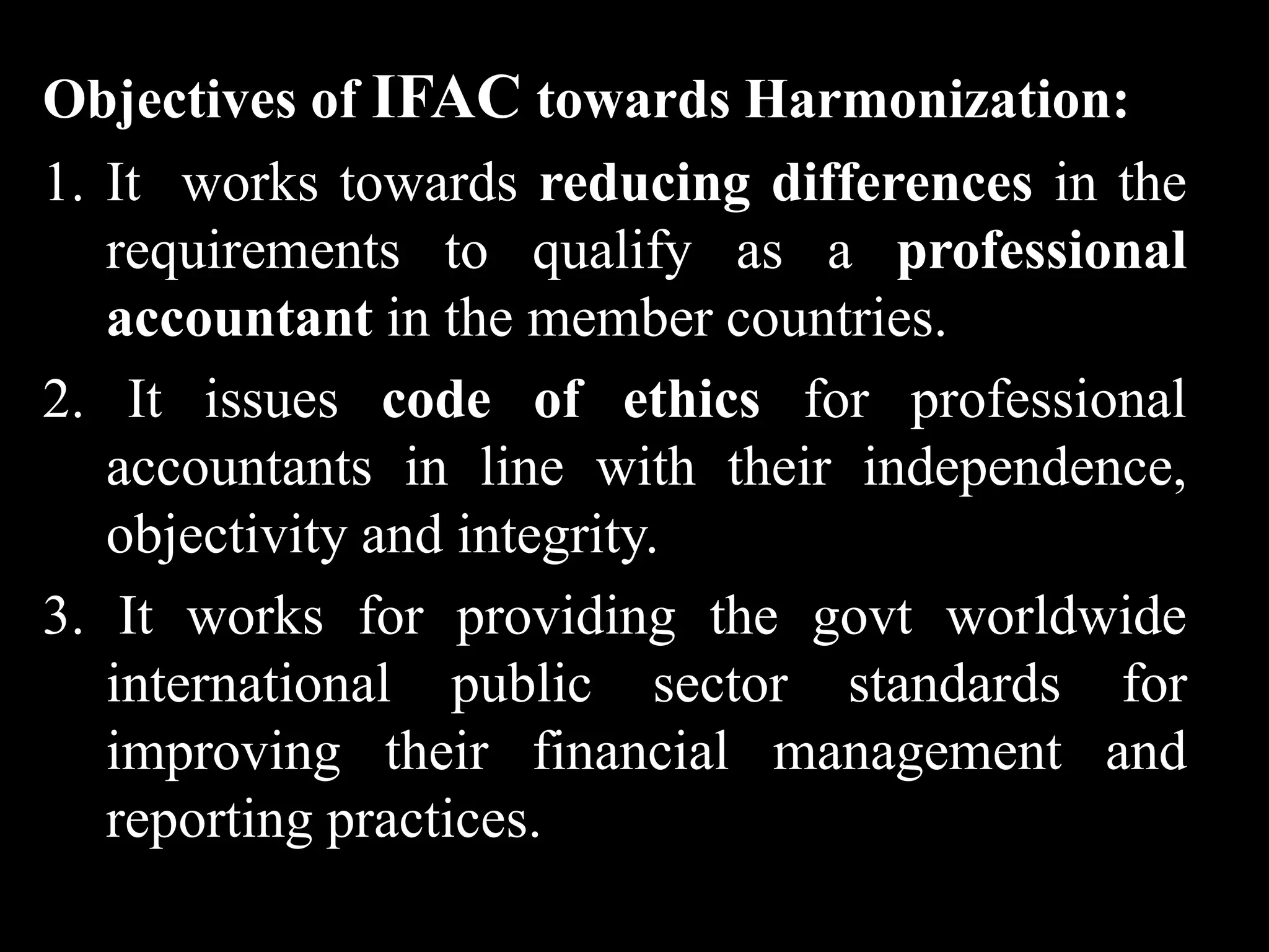 Regional and International Organizations Engaged in Accounting ...