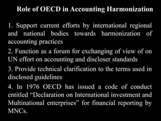 Regional and International Organizations Engaged in Accounting ...
