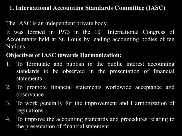 Regional and International Organizations Engaged in Accounting ...