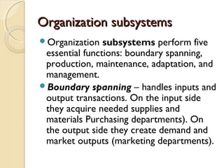 Organizations and organization theory | PPT