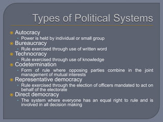 Organizations As Political Systems | PPTX
