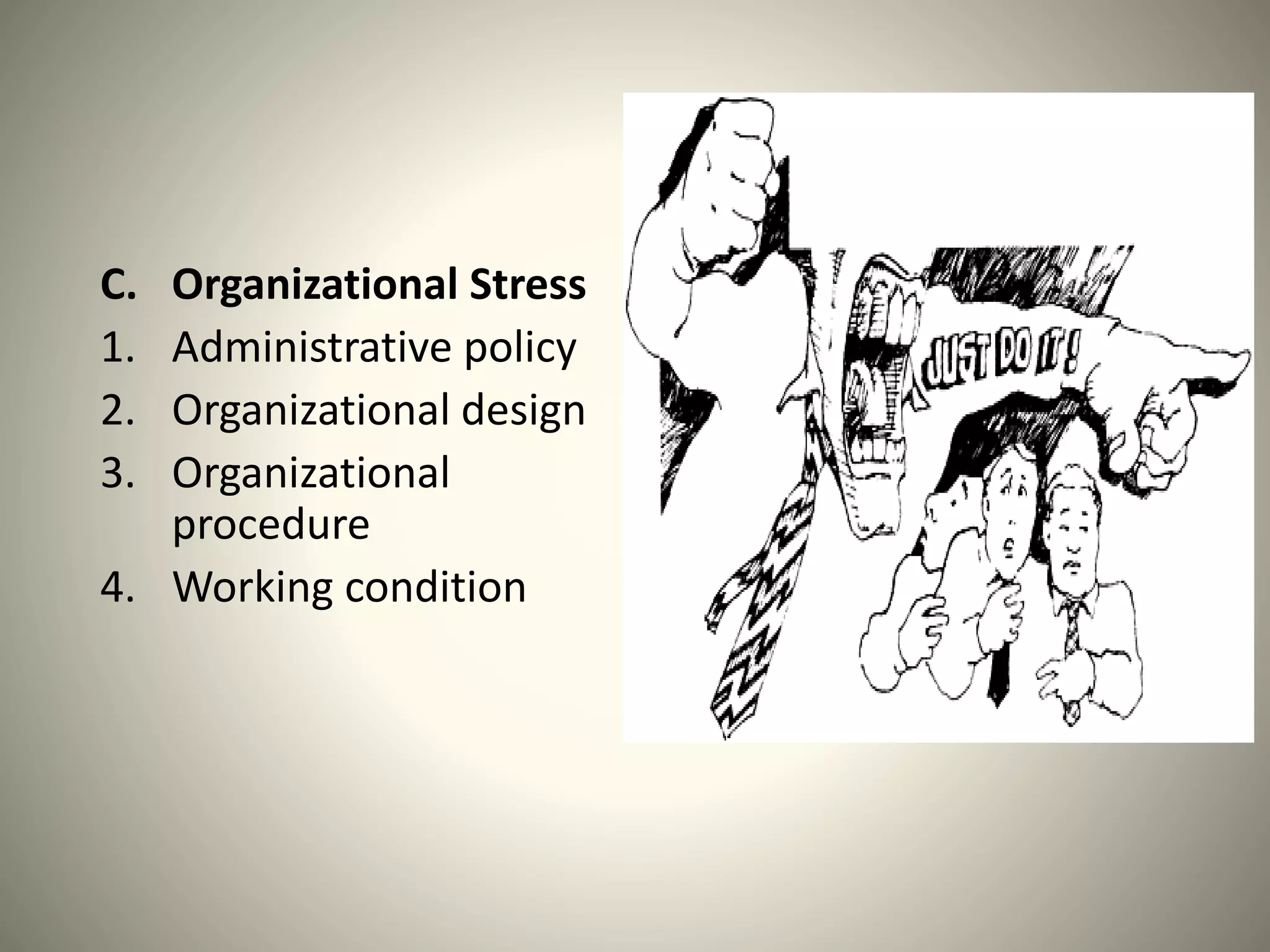 Organization stress | PPT