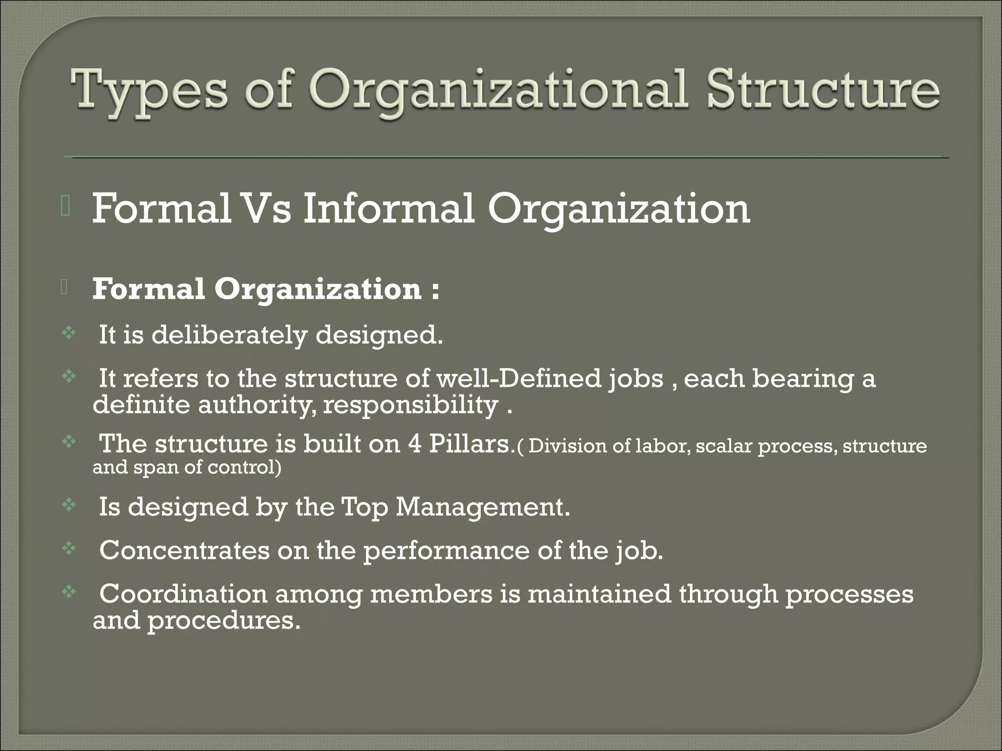 Organization structure | PPT | Large Business | Business