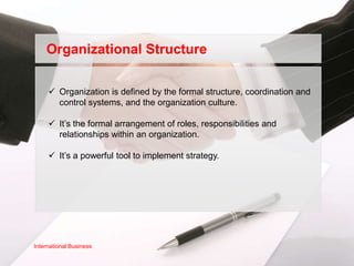 Organization structure and control | PPTX
