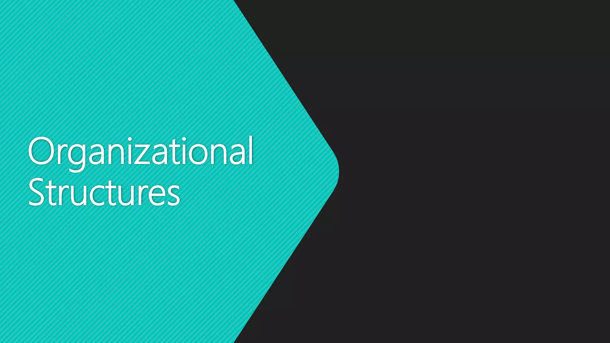 Organization Structure and Models | PPTX