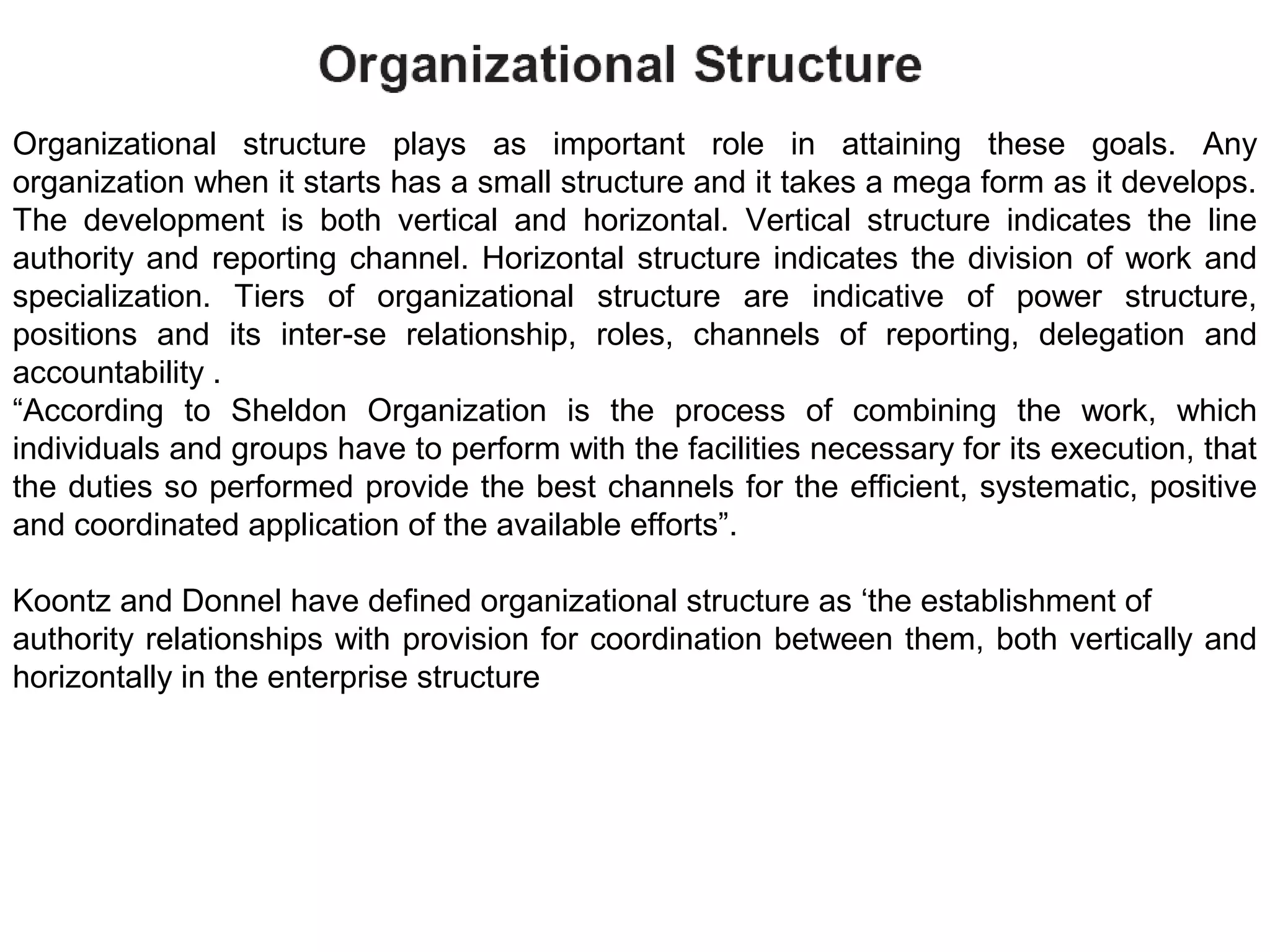 Organization structure | PPT