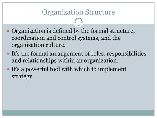 Organization structure in international business | PPTX
