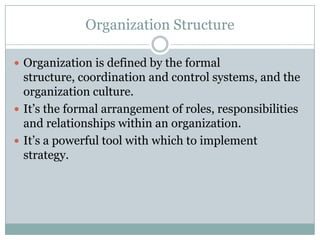 Organization structure in international business | PPTX