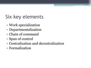 Organization structure & IT | PPTX