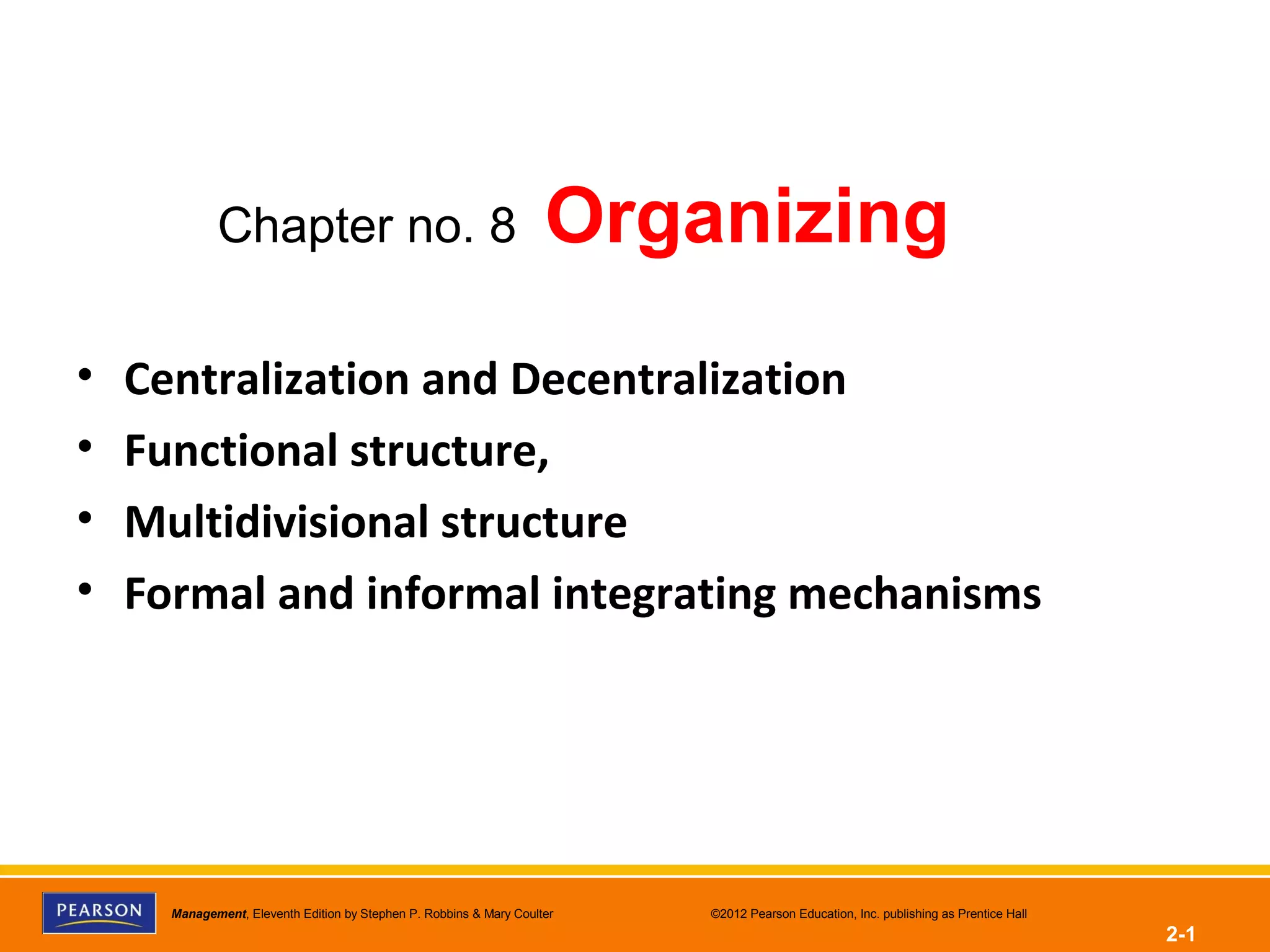 Organization structure (management) | PPT