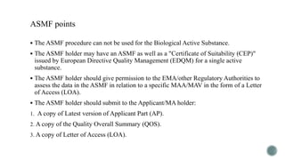Organization structure of EMA and EDQM active Substance Master File.pptx