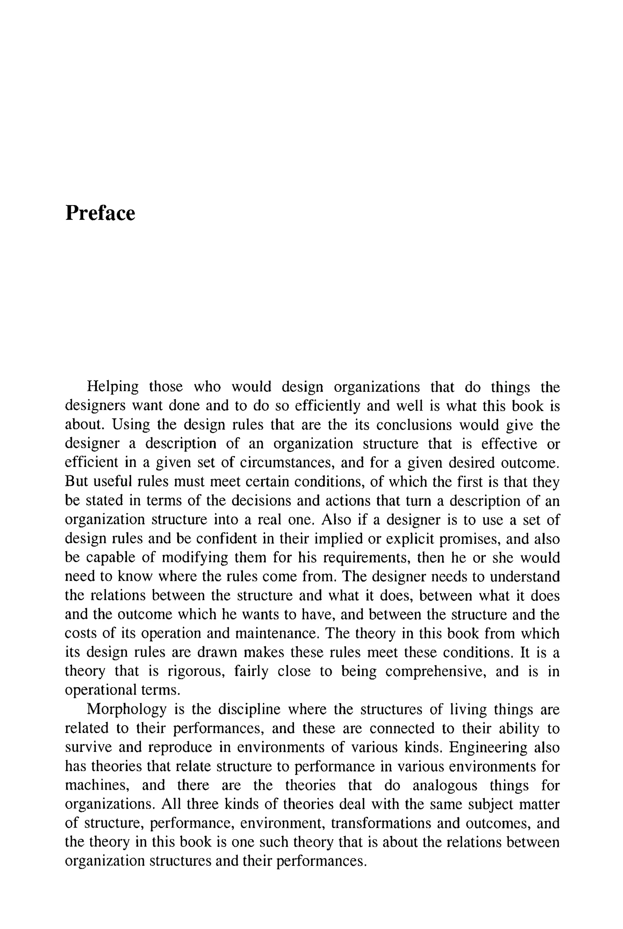 Organization Structures, Theory and Design, Analysis and Prescription ...