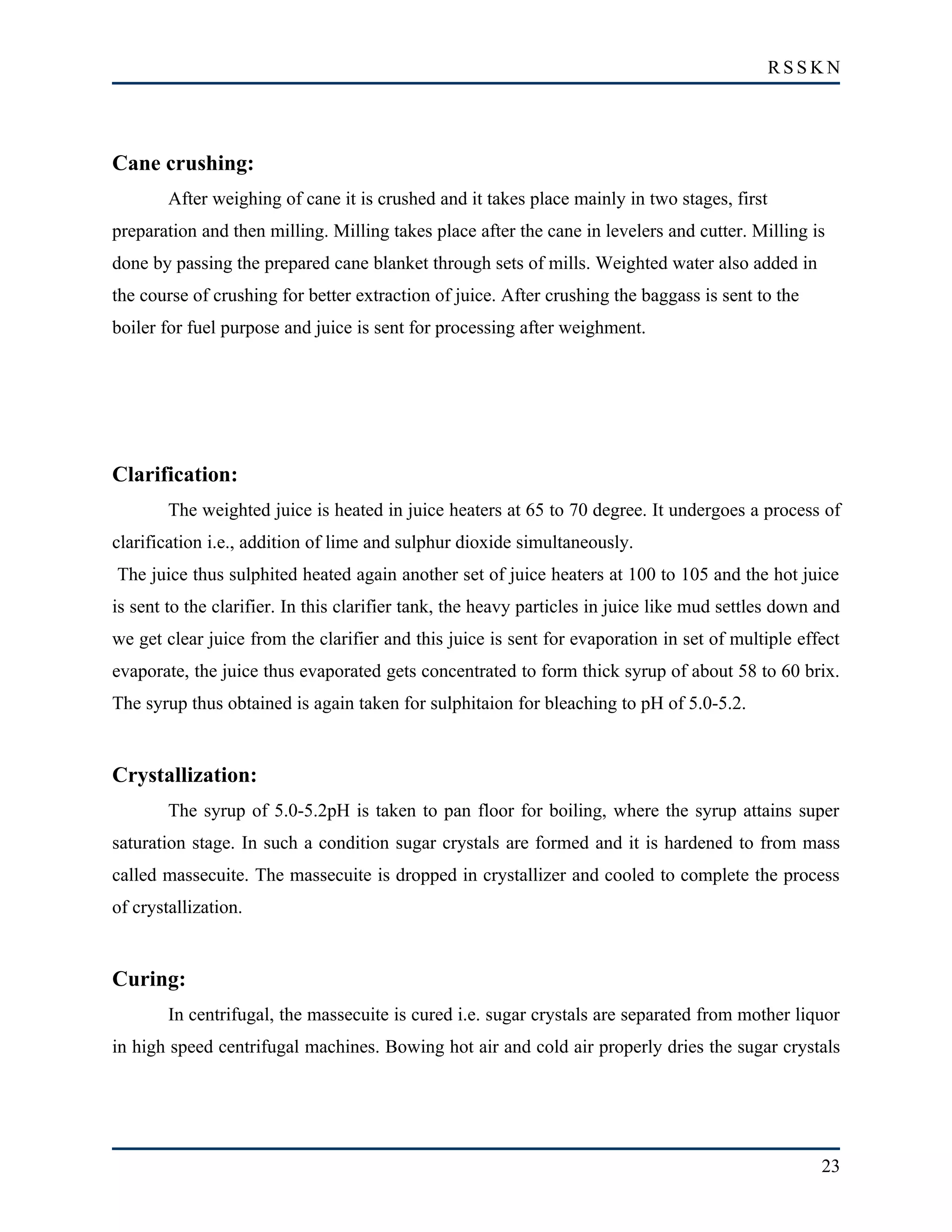 Organization study at gem sugars | DOC