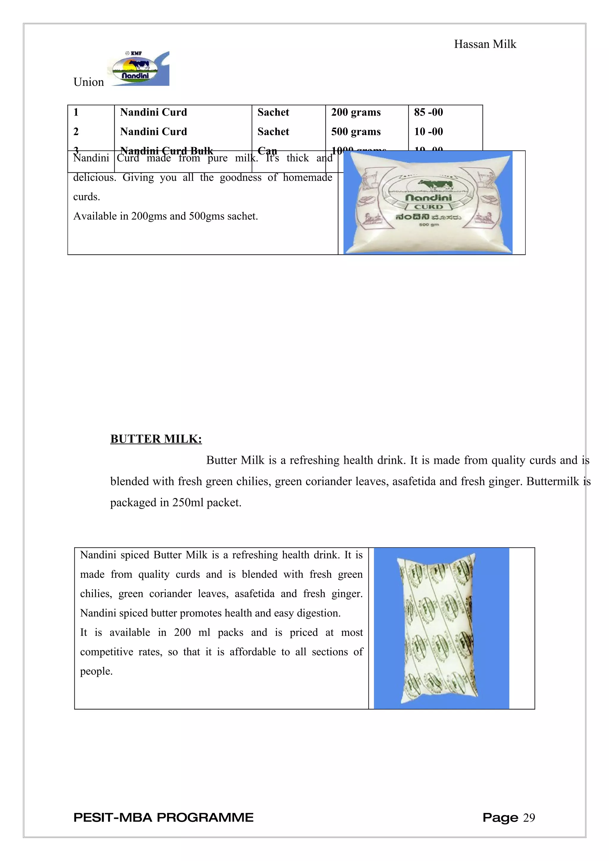 Organization study in kmf, hassan | DOC