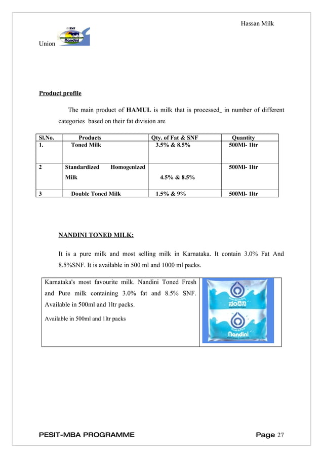 Organization study in kmf, hassan | DOC | Agriculture | Industries