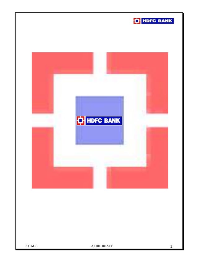 Organization study on hdfc bank | PDF