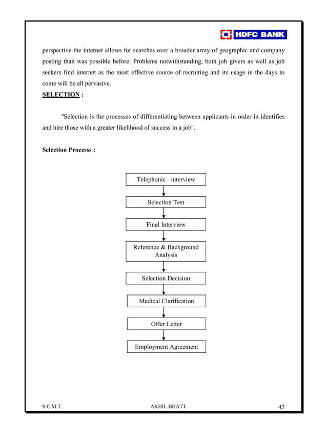 Organization study on hdfc bank | PDF
