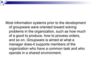 Organization support systems | PPT