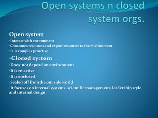 Organization theory and design ch-1 | PPTX