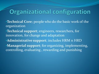 Organization theory and design ch-1 | PPTX