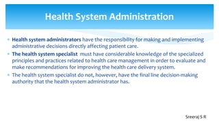 Organization Theory and Health Services Management SRS | PPT