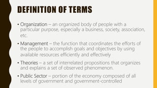 ORGANIZATION THEORY & MANAGEMENT IN THE PUBLIC SECTOR PPT_050138.pptx