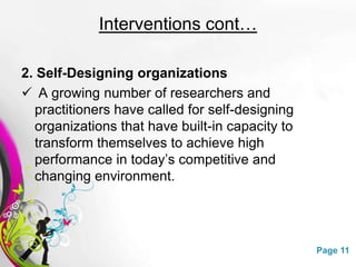 Organization transformation ppt | PPTX