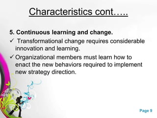 Organization transformation ppt | PPTX