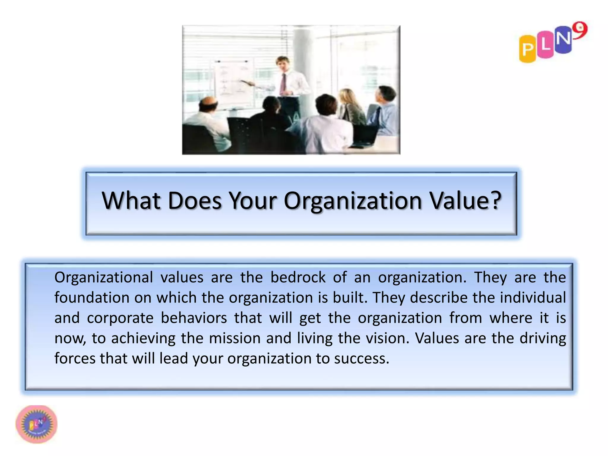 Organization Value | PPT
