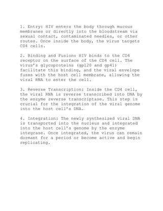 Project Report on AIDS. Class 12 CBSE Science (Biology) project. | PDF