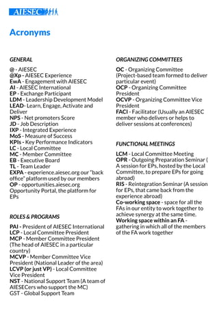 Welcome Booklet AIESEC in Macedonia | PDF