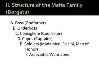 Organized crime | PPTX | Crime & Harmful Acts to Individuals, Society ...