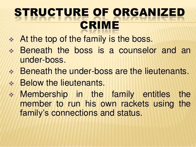 Organized crime