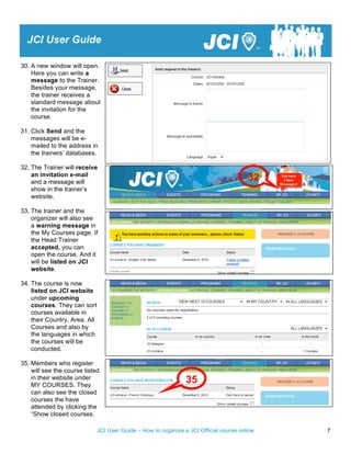 Organize JCI Official Courses in jci.cc