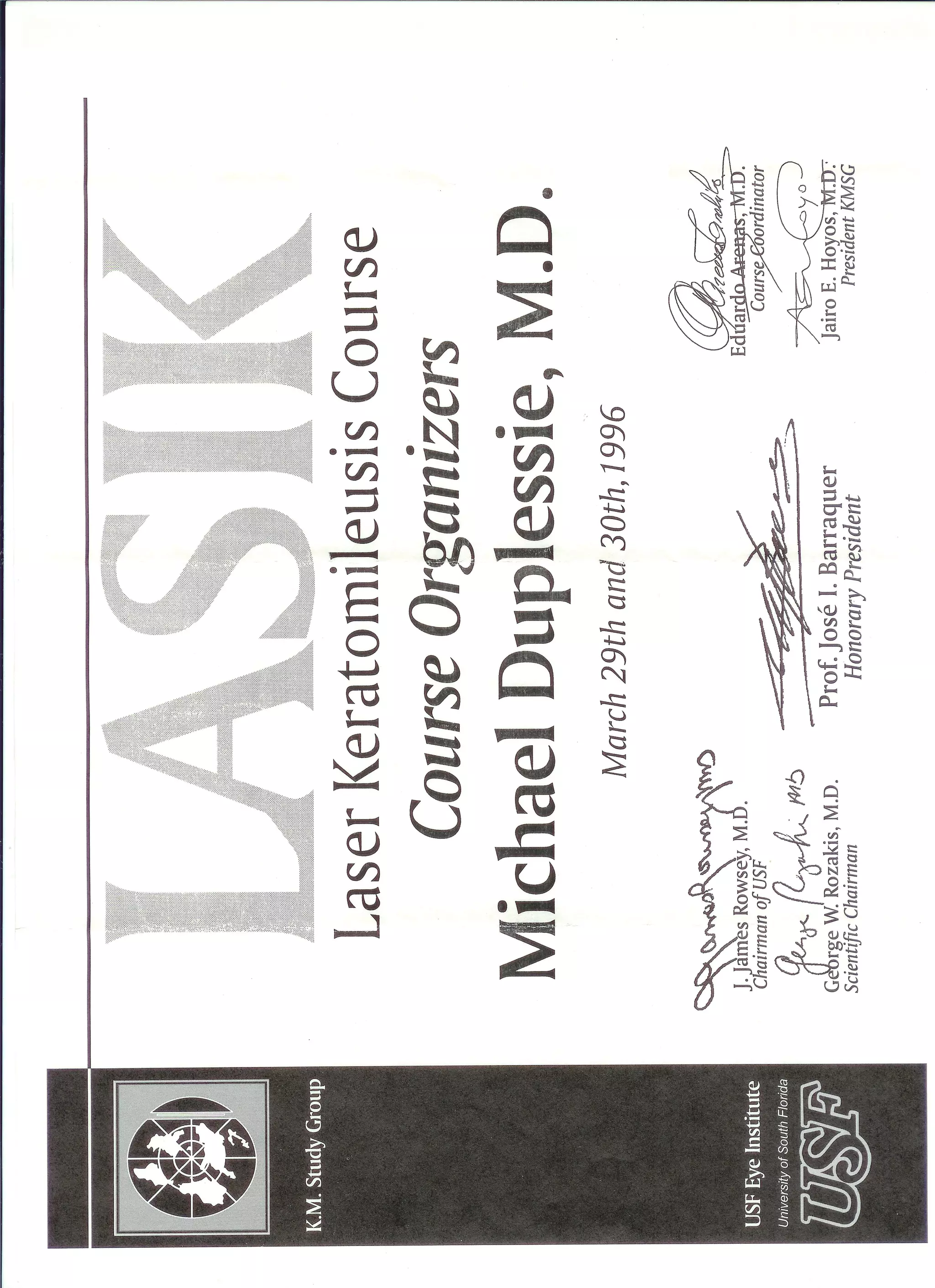 Organizer first us lasik course - Dr. Michael Duplessie | PDF | Eye and ...