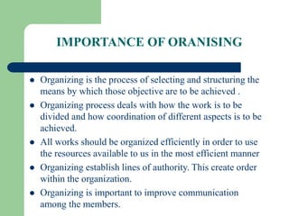 Organizing | PPT