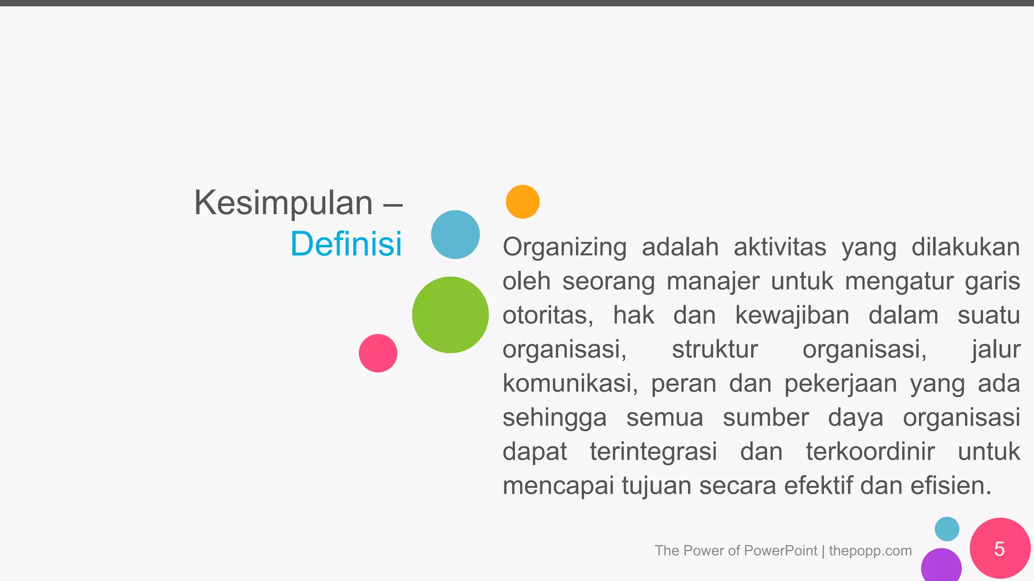Organizing | PPT