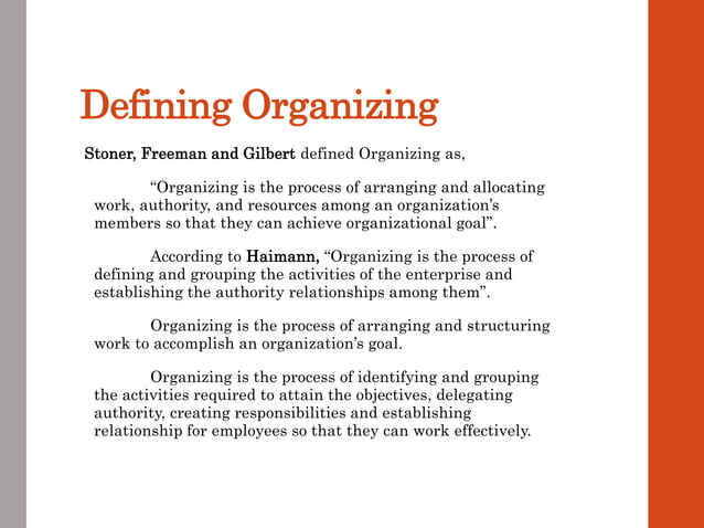 Organizing in Management | PPT