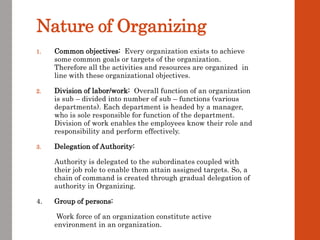 Organizing in Management | PPTX