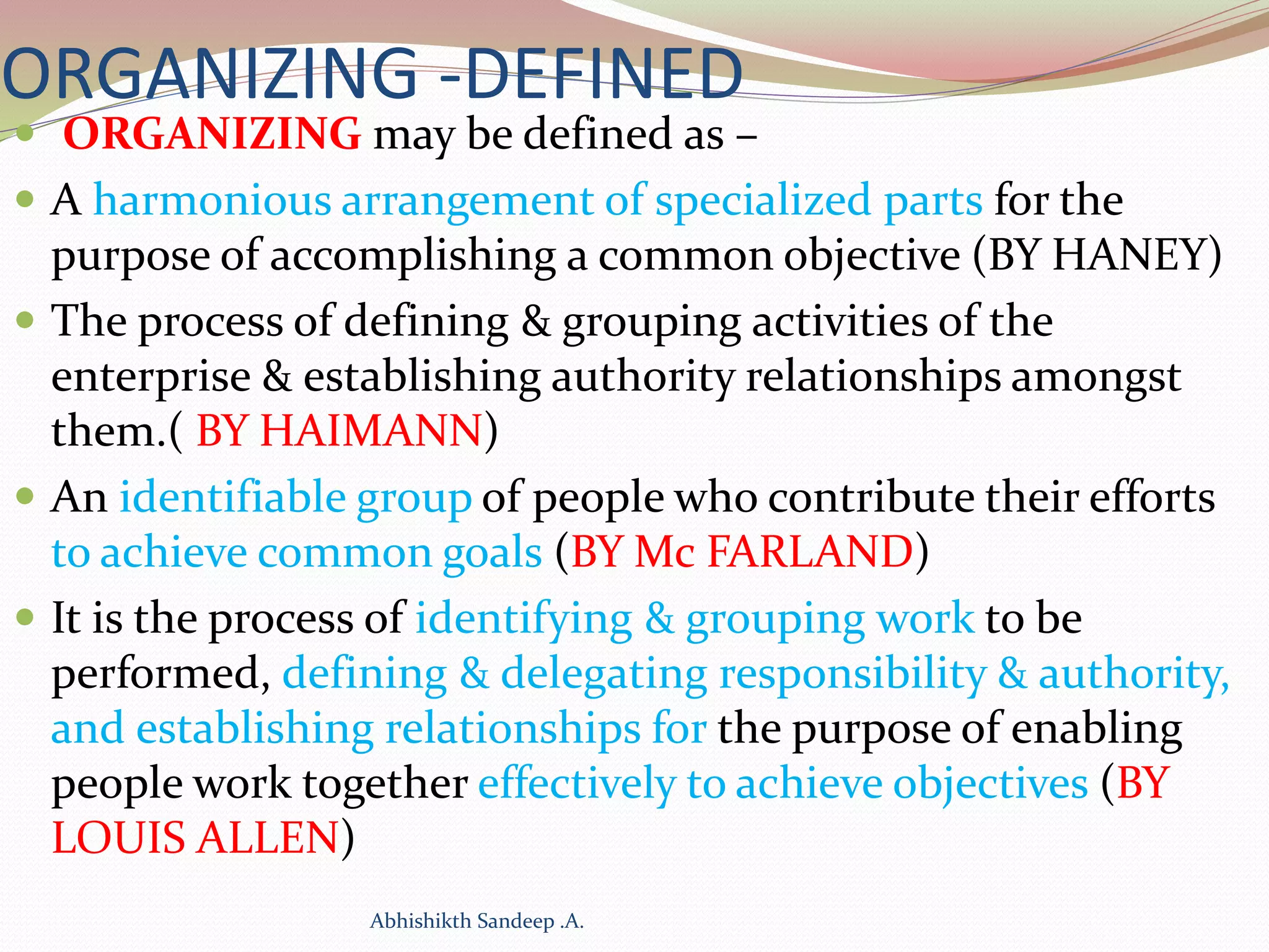 organizing.pptx | PPT