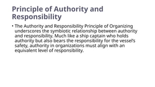 Organizing principle and process setp by step | PPTX