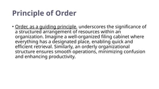 Organizing principle and process setp by step | PPT