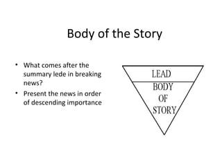 Organizing A News Story | PPT